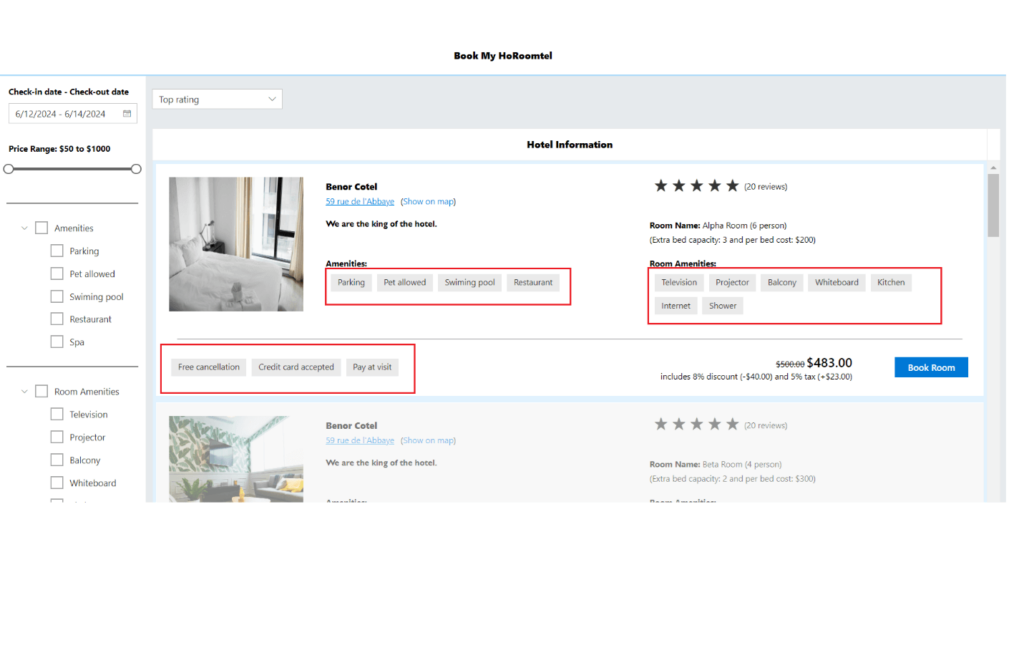 Easily Create a Hotel Room Booking App with React Data Grid