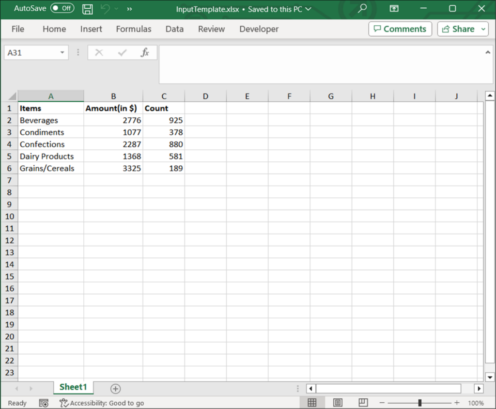 Easily Create Dynamic Charts in Excel Using C#