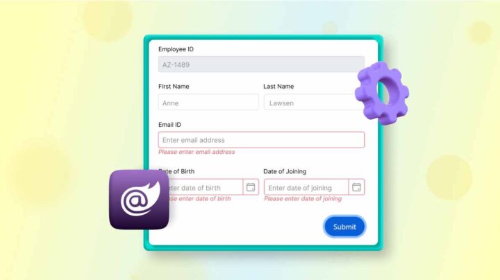 Effortless Form Creation with Auto-Generated Fields in Blazor Data Form