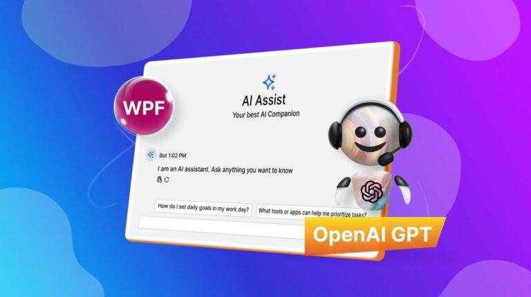 Easily Build an AI-Powered Chat App Using WPF AI AssistView and OpenAI | Syncfusion Blogs