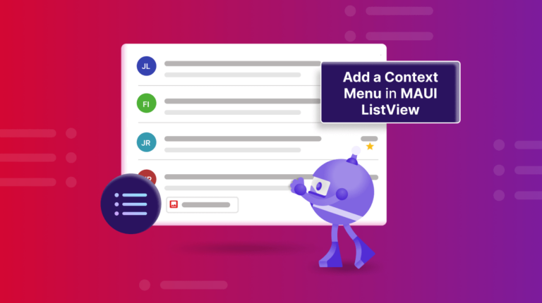 How to Add a Context Menu to .NET MAUI ListView? | Syncfusion Blogs