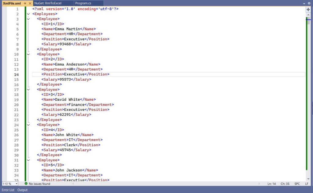 How to Export XML to Excel in 3 Easy Steps using C#? | Syncfusion Blogs