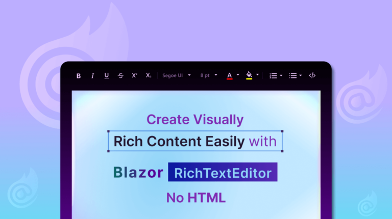 Create Visually Rich Content Easily with Blazor Rich Text Editor! No HTML | Syncfusion Blogs