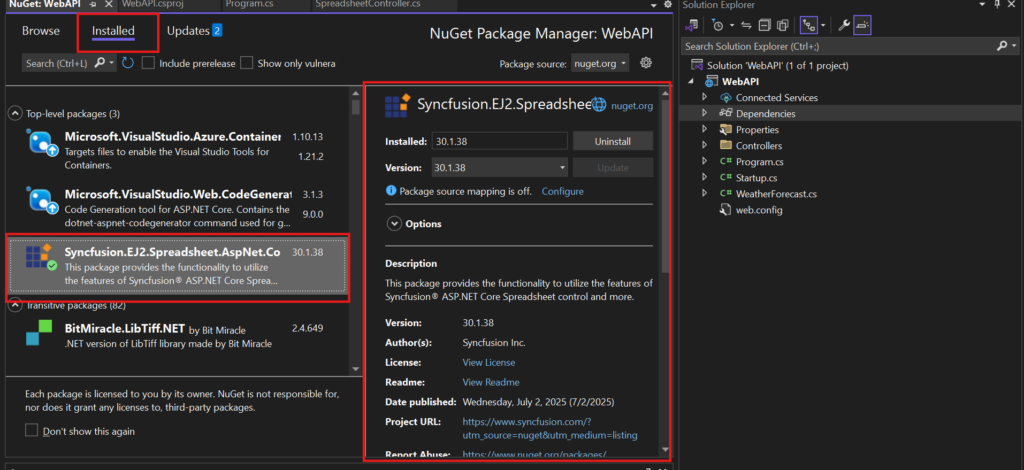 Host Open and Save Services for JavaScript Spreadsheet with ASP.NET Core and Docker | Syncfusion ...