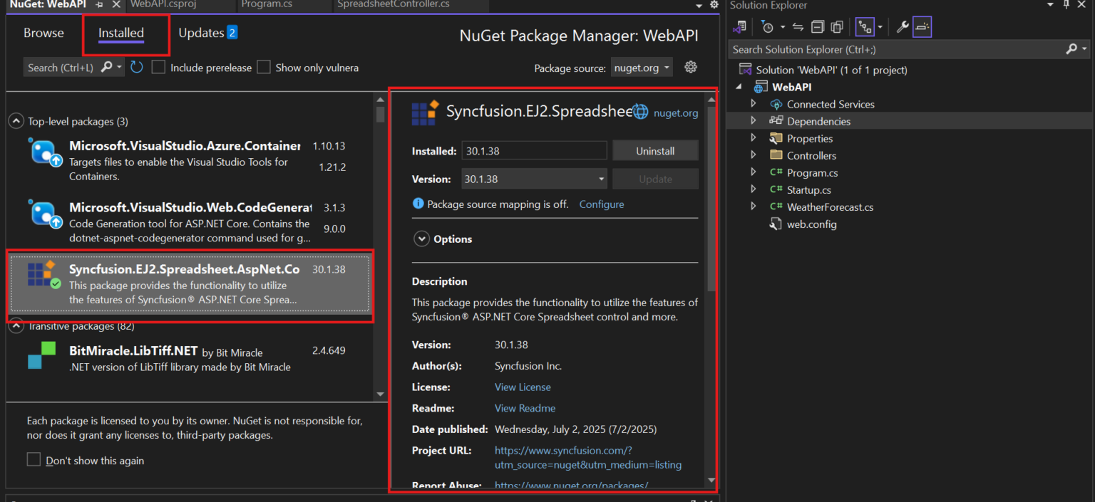 Host Open and Save Services for JavaScript Spreadsheet with ASP.NET Core and Docker | Syncfusion ...