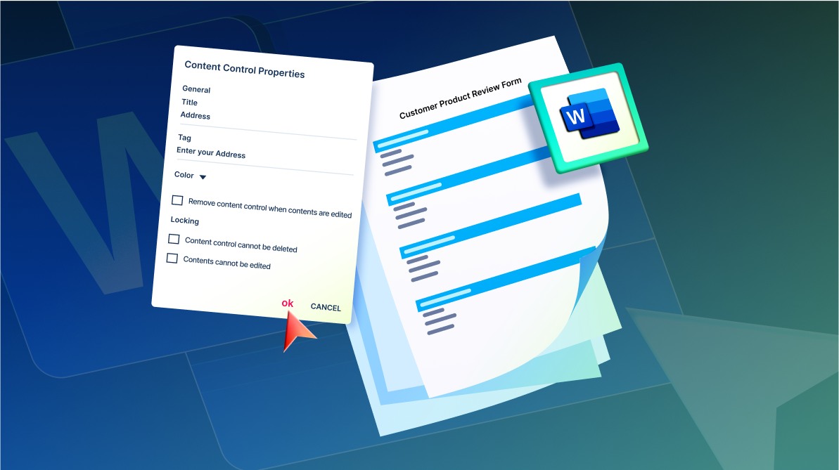 How to Save Time with Reusable Forms in React Word Editor | Syncfusion Blogs