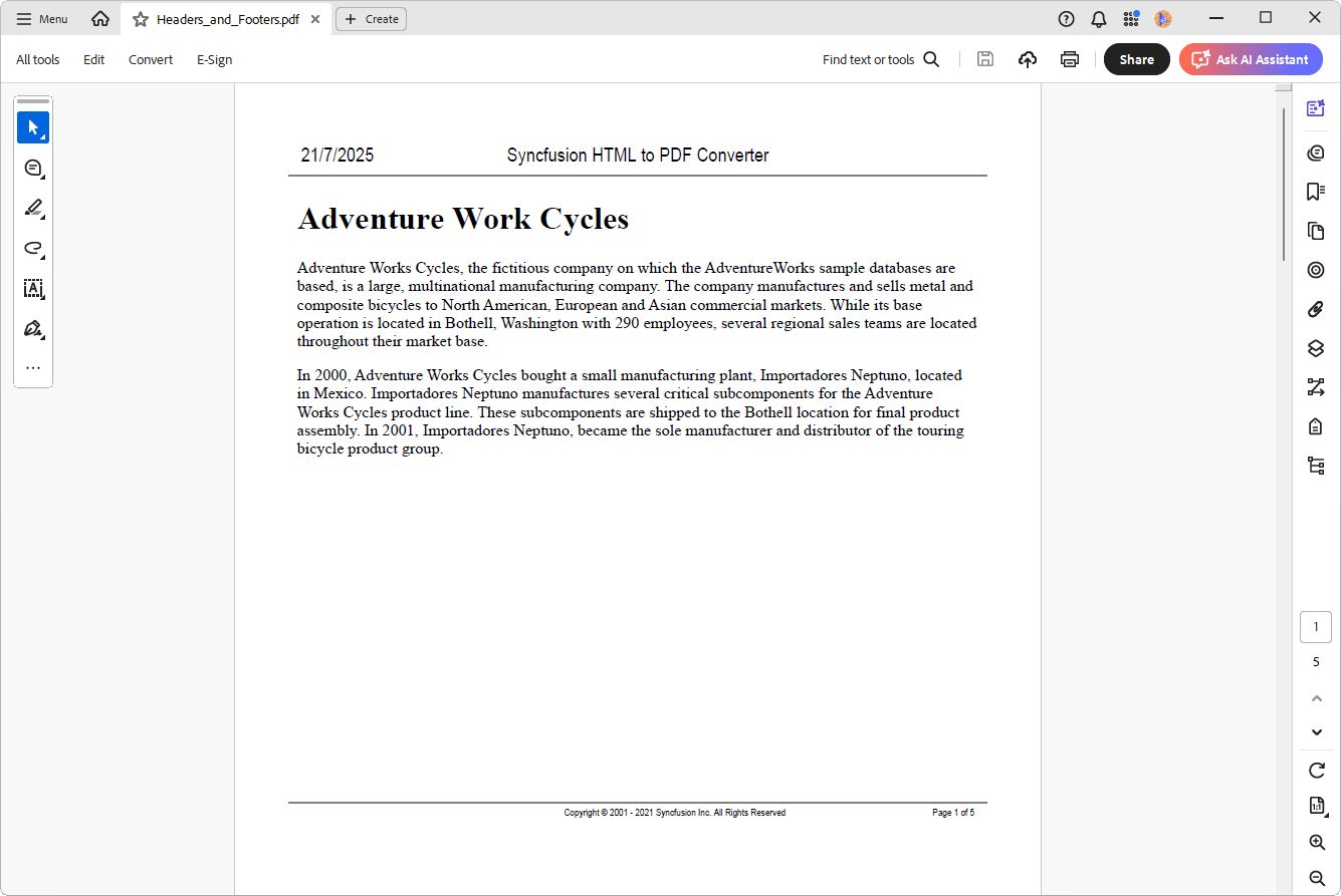 Convert HTML to PDF in C# - A Complete Guide