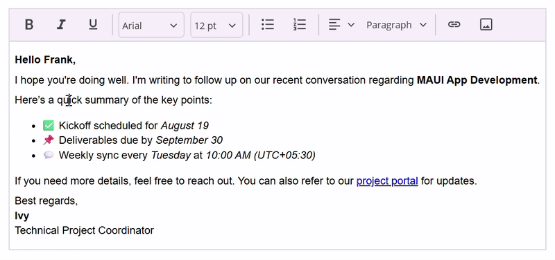 .NET MAUI Rich Text Editor Released: Format Text, Tables & Images with Ease | Syncfusion Blogs