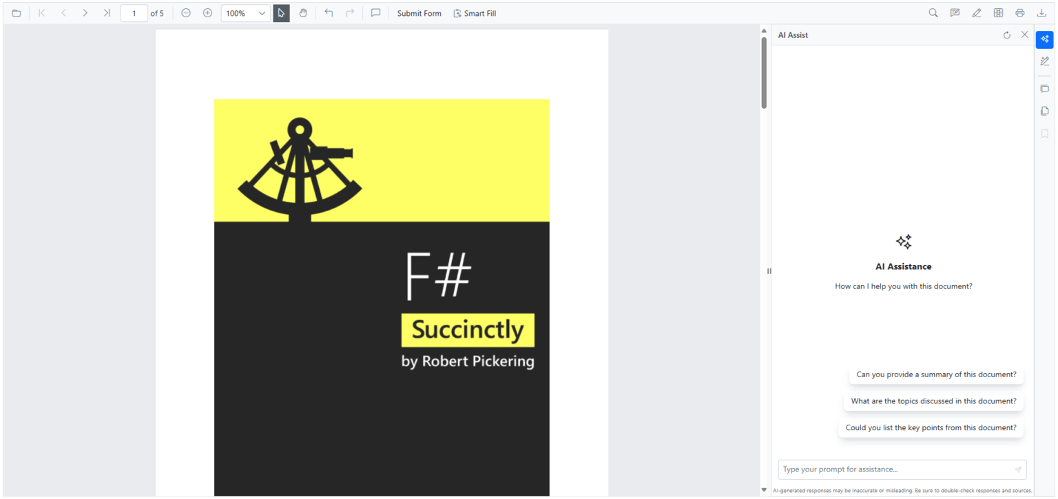 Introducing the New AI-Powered Blazor PDF Viewer Component | Syncfusion Blogs