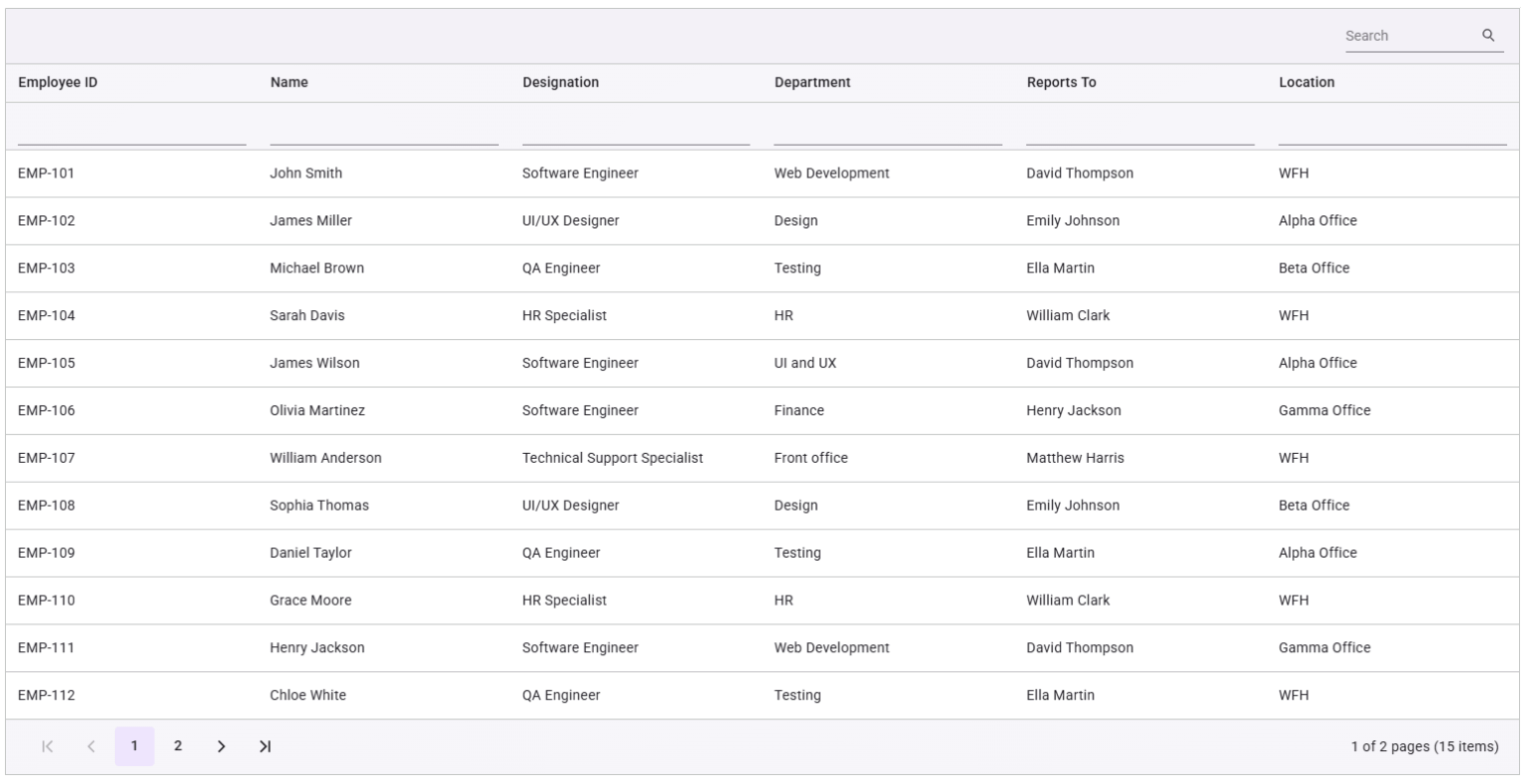 Introducing the Pure React Data Grid: Built with Hooks for Faster, Leaner UIs | Syncfusion Blogs