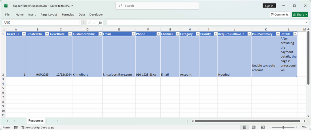 Create Interactive Excel Forms in C# Using .NET Excel Library ...