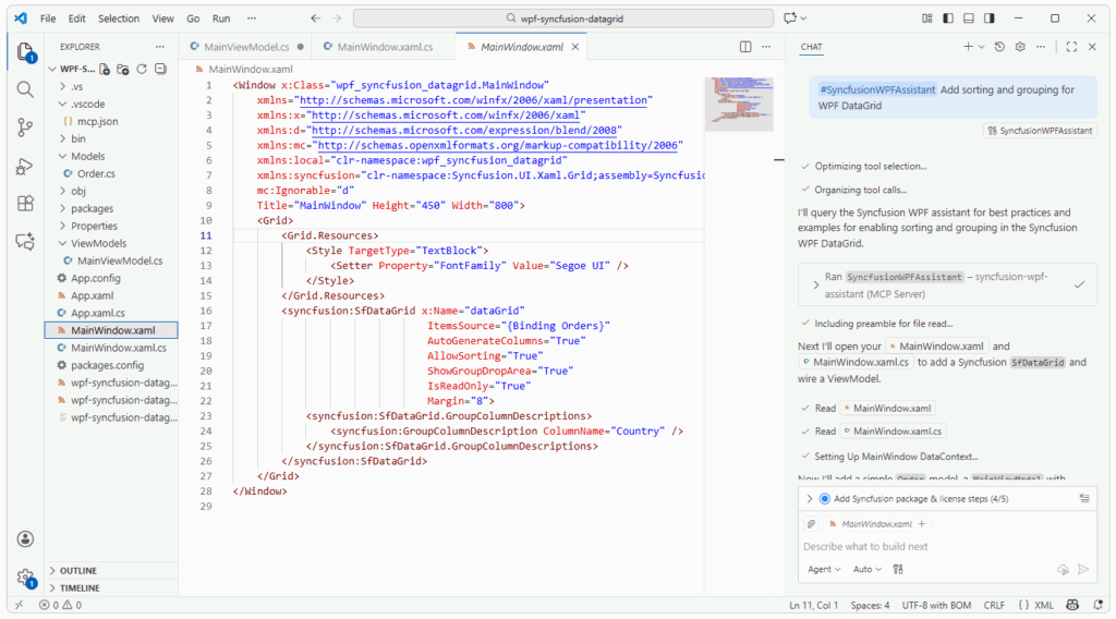 Syncfusion AI Coding Assistant Now Supports WPF, WinUI & WinForms | Syncfusion Blogs