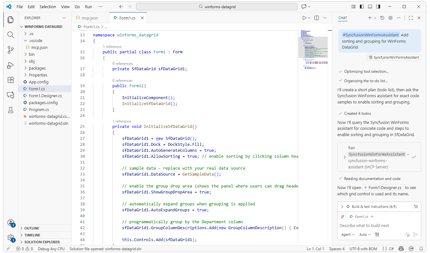 Syncfusion AI Coding Assistant Now Supports WPF, WinUI & WinForms ...