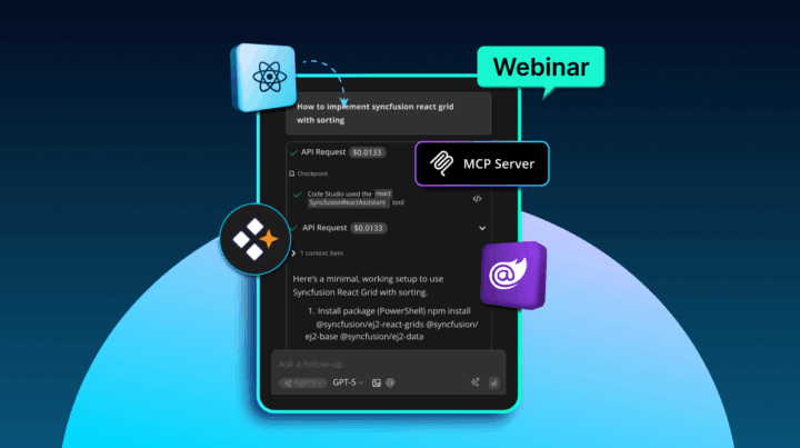 Meet the Syncfusion AI Coding Assistants: Build Blazor and React Apps at Lightning Speed ...