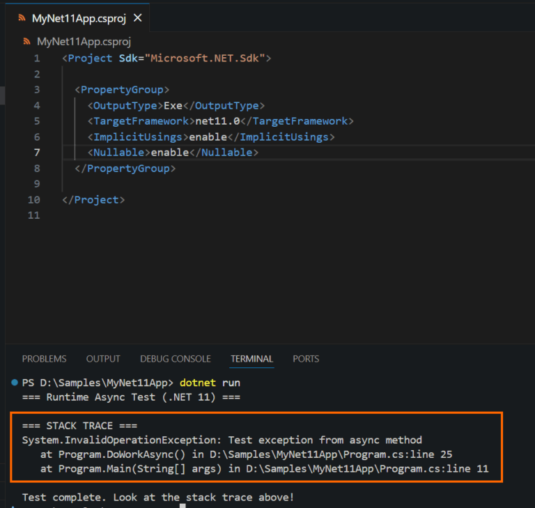 What’s New in .NET 11 Preview 1 & 2: Runtime Async, Zstandard, Blazor ...