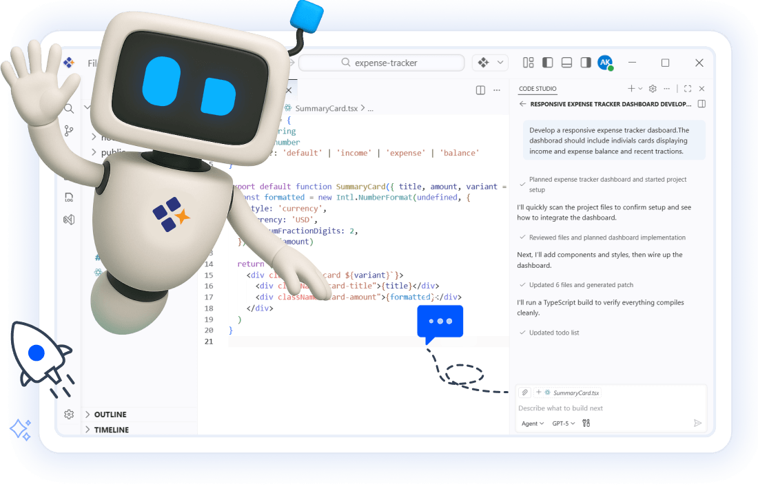 AI Code Editor Features | Syncfusion Code Studio