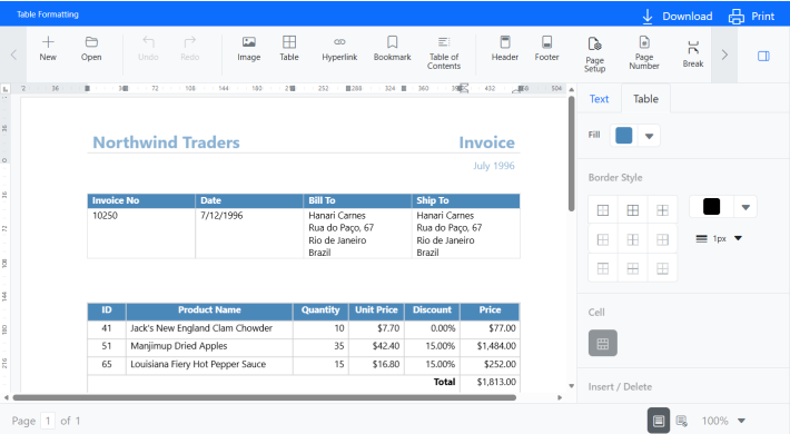 Syncfusion vs DevExpress: Blazor DOCX Editor Comparison