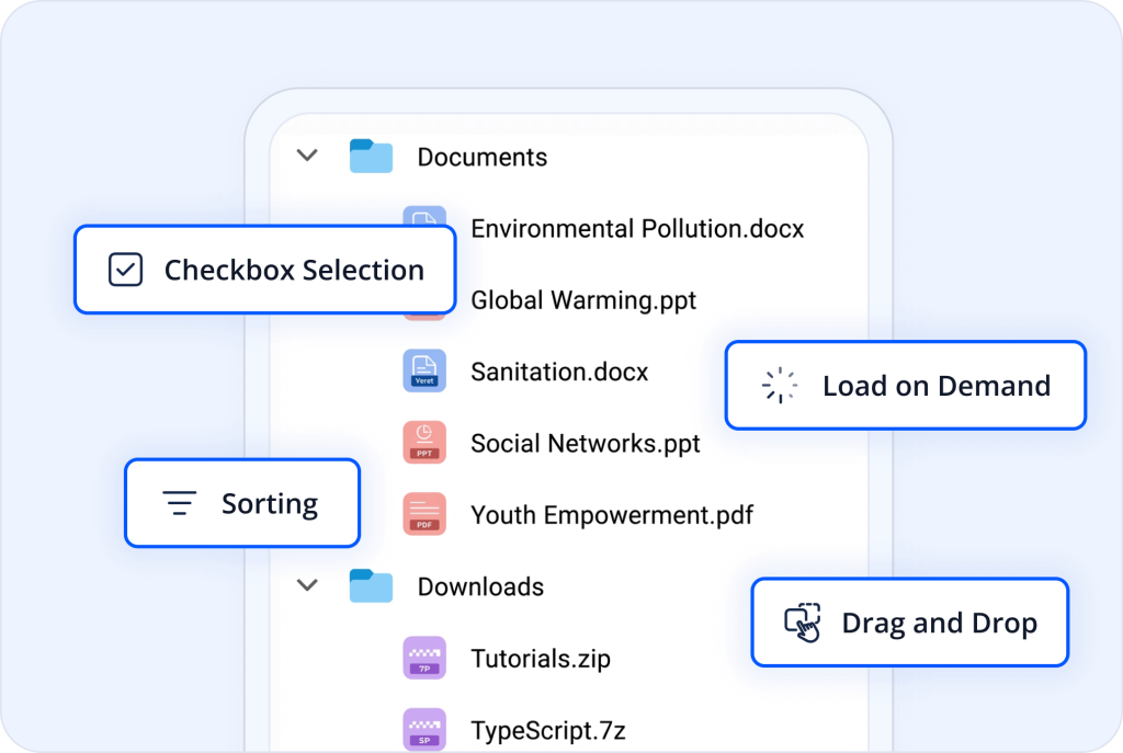 Alternative to .NET MAUI DevExpress TreeView | Syncfusion