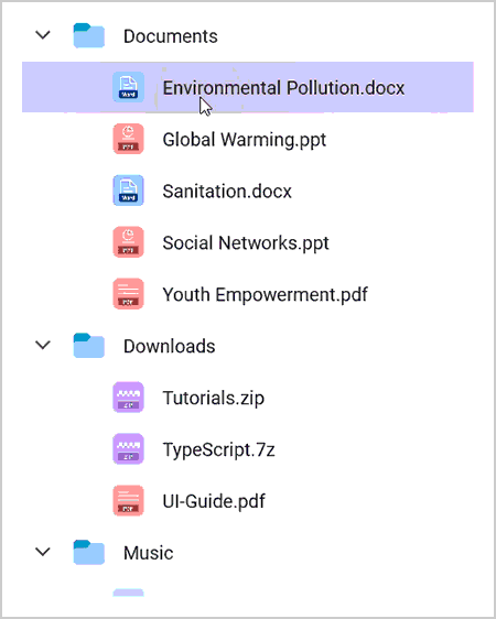 Alternative to .NET MAUI DevExpress TreeView | Syncfusion