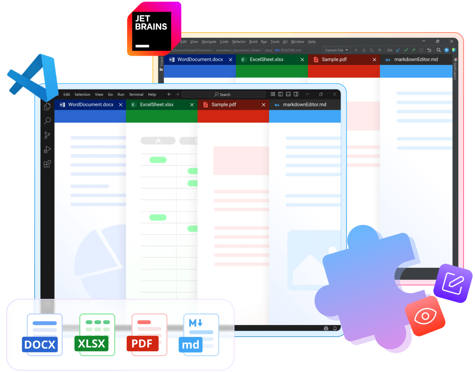 Free Document Viewer Extension for VS Code | JetBrains Plugin | Syncfusion
