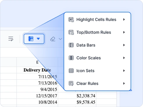 Online Excel Editor | Excel-Style Spreadsheet Editor | Syncfusion®