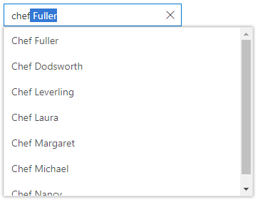 Angular AutoComplete | Auto Suggest TextBox | Syncfusion