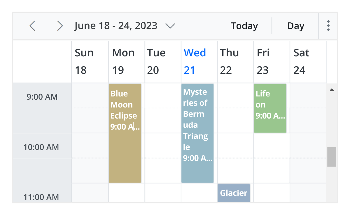 Angular Scheduler | Angular Event Calendar | Syncfusion