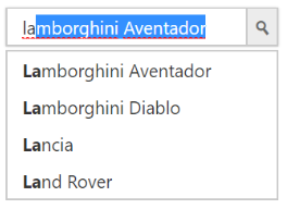ASP.NET Web Forms AutoComplete TextBox Control | Syncfusion