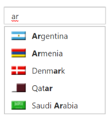 ASP.NET Web Forms AutoComplete TextBox Control | Syncfusion