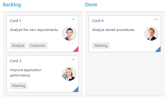 Aspnet Web Forms Kanban Board Control With Swim Lane Syncfusion