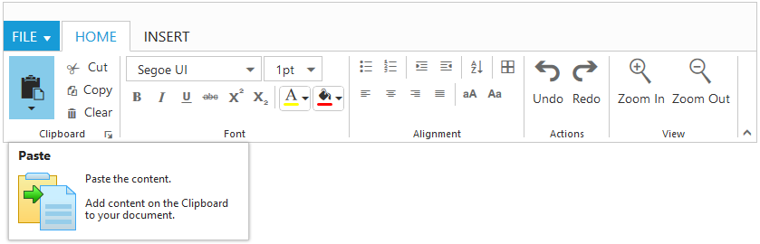 ASP.NET Web Forms Ribbon Control | Syncfusion