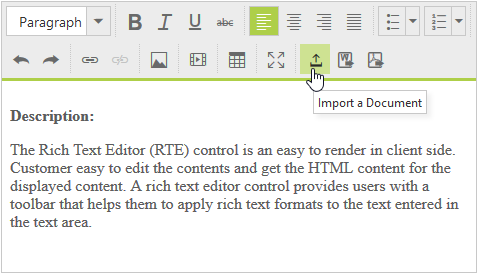 ASP.NET RTE | Advanced HTML Markdown Editor | Syncfusion