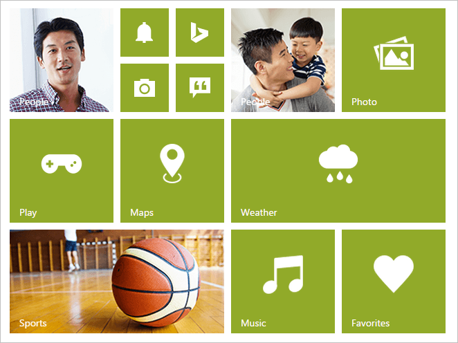 ASP.NET Web Forms Tile View Control | Tile Control | Syncfusion