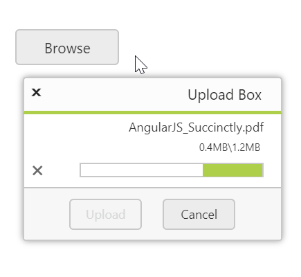 ASP.NET Web Forms File Upload Control | Upload Large Files| Syncfusion