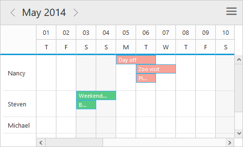 Aspnet Scheduler Control Event Calendar Syncfusion