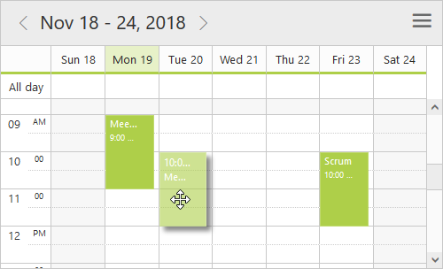 ASP.NET Scheduler Control | Event Calendar | Syncfusion