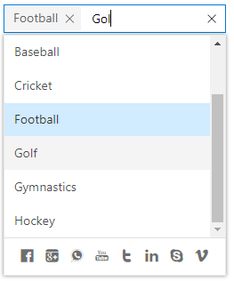ASP.NET Core MultiSelect Dropdown Control | Syncfusion