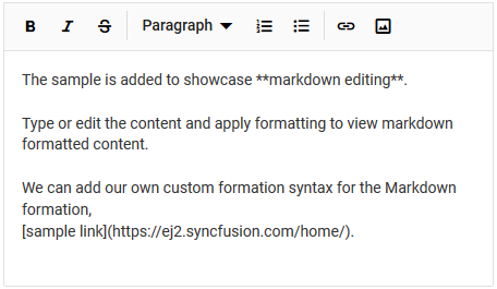 ASP.NET Core Markdown Editor | Advanced Features | Syncfusion