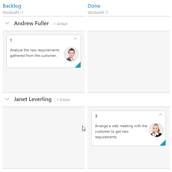ASP.NET Core Kanban Board Control with Swim Lane | Syncfusion