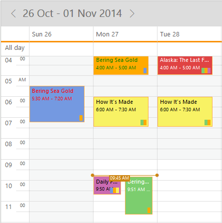 Scheduler Control for ASP.NET Core (jQuery) | Syncfusion