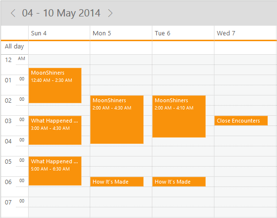 Scheduler Control for ASP.NET Core (jQuery) | Syncfusion
