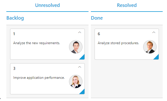 Aspnet Mvc Kanban Board Control With Swim Lane Syncfusion