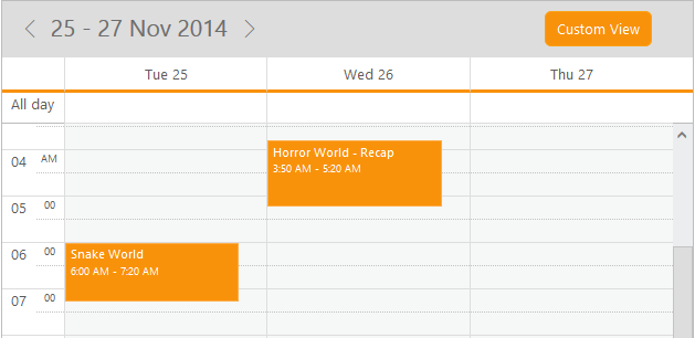 Scheduler Control For Aspnet Mvc Jquery Syncfusion