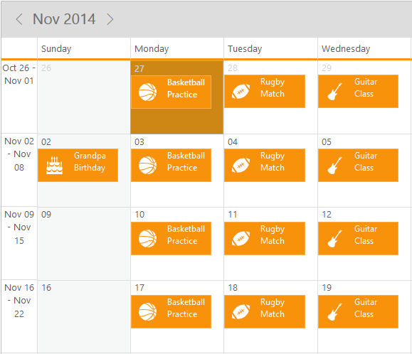 Scheduler Control For Aspnet Mvc Jquery Syncfusion