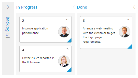 Columns Jquery Kanban Board Syncfusion