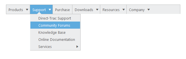 jQuery Menu Control | Syncfusion