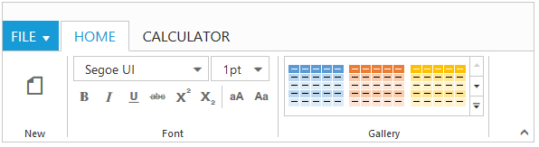 jQuery Ribbon Control | Syncfusion