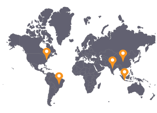 Interactive JSP Maps Control | Syncfusion