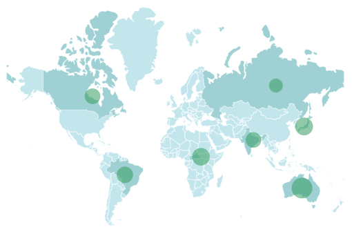 Interactive JSP Maps Control | Syncfusion