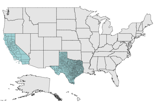 Interactive JSP Maps Control | Syncfusion